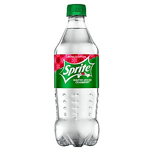 Louisiana Pantry Sprite Winter Spiced Cranberry 20 Ounce 24 Pack Bottle Gift Set | Soda With A Perfect Holiday Flavor In 20 Ounce Bottles | Enjoy This Seasonal Soda