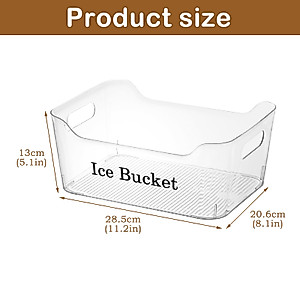 Xbopetda Potato and Onion Storage, Clear Plastic Potato Bin Storage and Onion Holder, 2 Set Kitchen Organizers and Storage, Pantry Storage Bins for Potato, Onion, Fruit, Vegetable, Produce, BPA Free