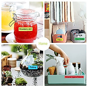 6 Pack Compatible with P-Touch Label Tape 12mm 0.47 inch Laminated Tze Tape Black on White/Fluorescent Yellow/Red/Blue/Yellow/Green Replacement for Brother P Touch Label Maker PT-H110 D600 D210