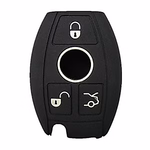 KAWIHEN Silicone Key Fob Cover Case Protector Smart Remote Control Shell Keyless Entry Case Holder Cover for Mercedes Benz W203 W210 W211 AMG W204 C E R CL GL S SL BGA CLS CLK CLA SLK Classe IYZ3312