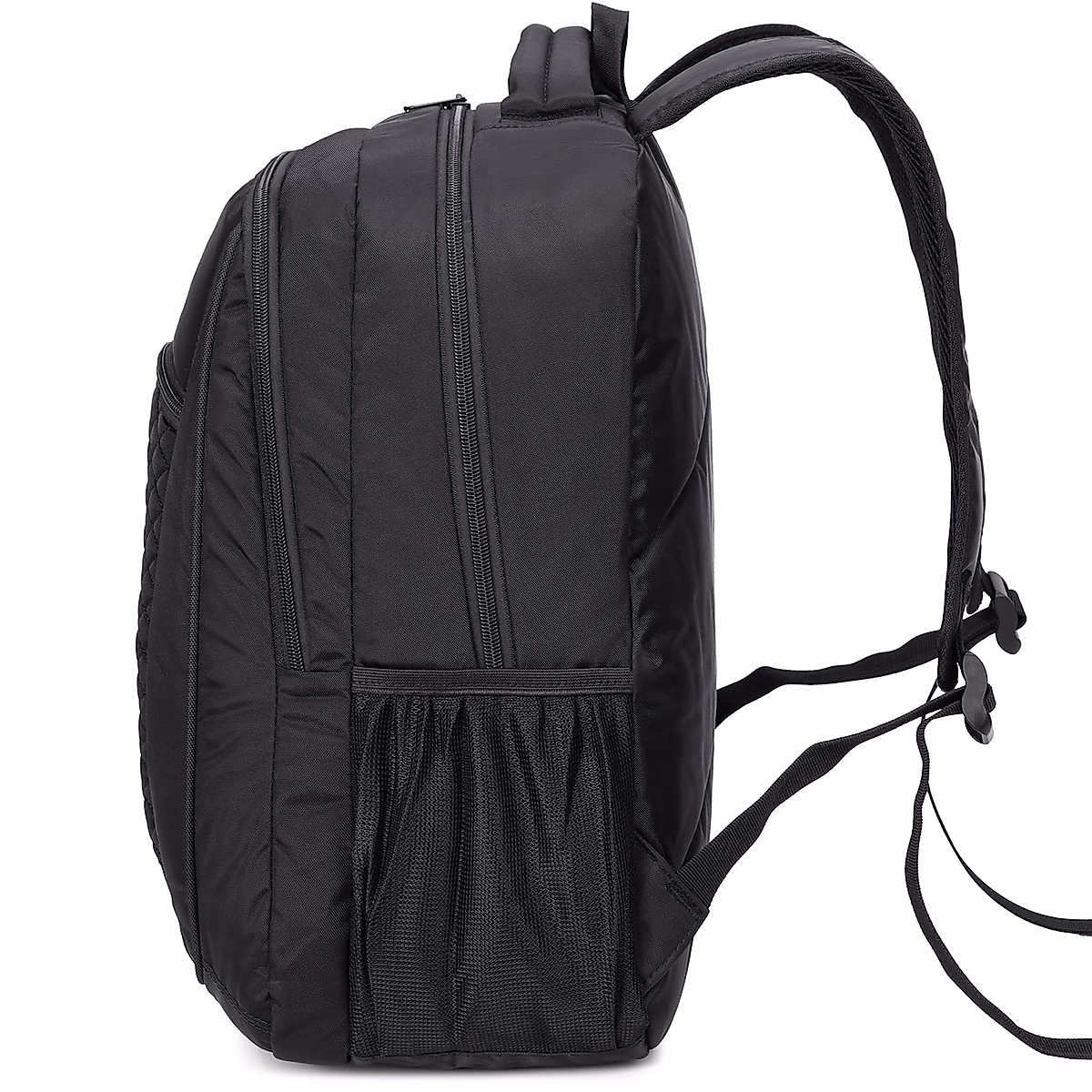 HawLander Black Backpack for School or Business Work, with Padded Laptop Compartment, Small, 25L