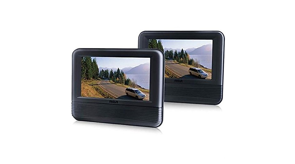 RCA 7" Dual Screen Mobile DVD System for Travel Entertainment