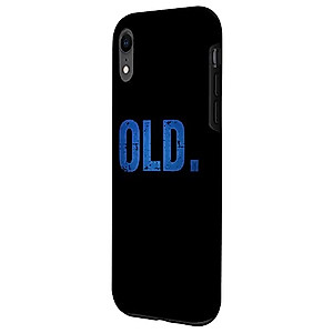 iPhone XR Old Funny Navy Blend Case