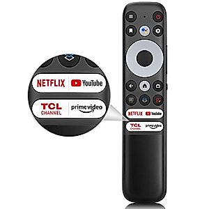 RC902N FMR1 Remote Control for TCL TV Voice Remote,Replacement for TCL 55R646 55S546 65R646 65S546 75R646 75S546 Mini-LED QLED 4K UHD Smart TV