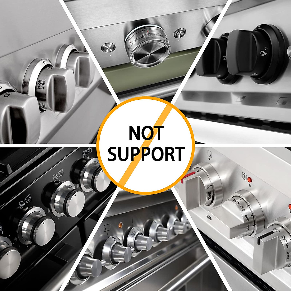 Stove Knob Covers for Child Safety Universal Size Gas Stove Knob Covers with Strong Acrylic Adhesive Baby Proof Oven Knob Covers for Kids Toddler Ranges Knob Covers (Clear)