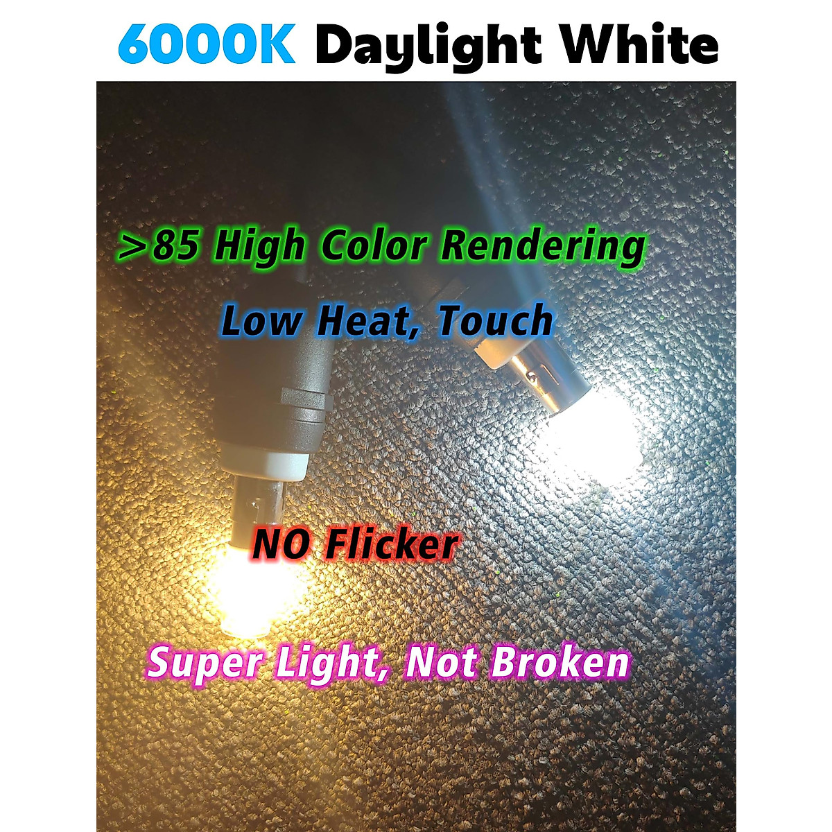 1156 BA15S LED Bulbs 12-24V, 1141 1003 7506 6000K Daylight White, Low Voltage Bayonet Single Contact, 5W 500LM Replacement For RV Landscape Interior Lights Camper Marine Boat Trailer Lights, Pack 4