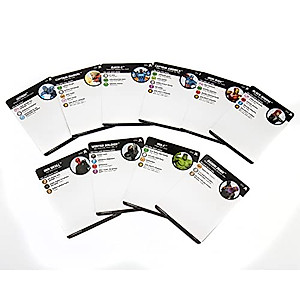 Marvel HeroClix Battlegrounds: Avengers vs Masters of Evil Game | 10 Miniatures