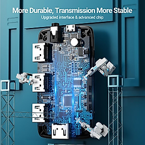 UGREEN HDMI Switch 3 in 1 Out 4K HDMI Splitter, HDMI Switch with Remote Supports HDR CEC 3D HDCP1.4 HDMI 3 Port Box Hub 4K 30Hz, Compatible with PS5 PS4 Xbox Fire Stick Roku Apple TV PC