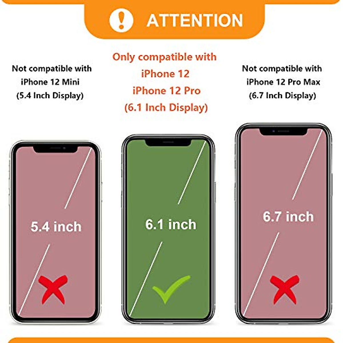 Bocasal Wallet Case for iPhone 12/12 Pro Compatible with MagSafe Magnetic RFID Blocking Detachable Premium PU Leather Flip Case with Card Slots Holder Kickstand Wireless Charging 6.1 Inch (Black)