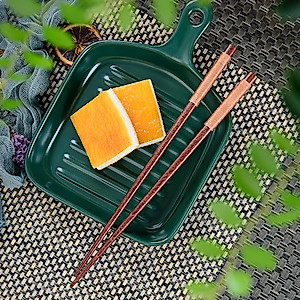 Saterkali Tableware Chop Sticks Environmentally Friendly Comfortable to Grip 3 Colors Wide Application Food Chopsticks for Dining Room B