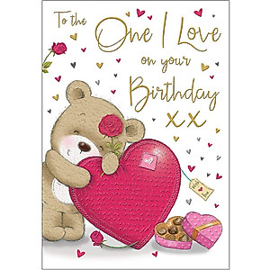Regal Publishing Birthday Card One I Love - 9 x 6 inches -