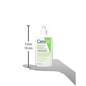 CeraVe Foaming Facial and Hydrating Cleanser, 12 Fl Oz (Pack of 2)