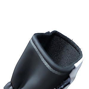 Majek Retro Golf Headcover Black Red and White Vintage Leather Style #5 Fairway Wood Head Cover Classic Look