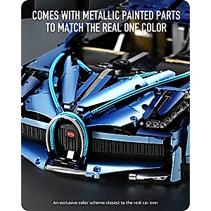 Nifeliz DIVN Race Car MOC Building Kit and Engineering Toy, Adult Collectible Sports Car Technology Building Kit, 1:8 Scale Sports Car Model for Men Teens(3728 Pcs)