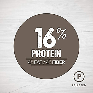 HOME FRESH Chicken Feed - Complete Nutrition for Poultry, High Energy and Protein, Organic Layer Pellet Chicken Food - 40 lb Bag