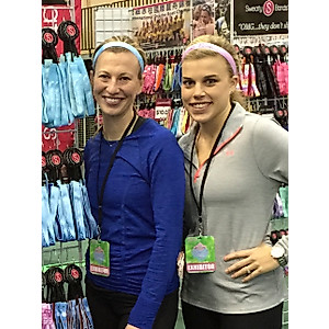 Sweaty Bands Women's Girls Headband - Non-Slip Velvet-Lined Princess Hairband - Crown Me Blue