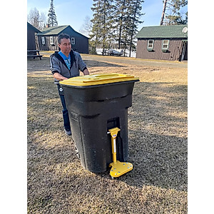 EZ Wheel Two Wheeled Dumpster Dolly (69D)