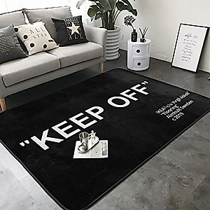 YIKUDU Keep Off Large Rugs Floor Mat Modern Carpet for Home Decoration Area Rug,Cozy Art Decoration Polyester Carpet 60 x 40 inch