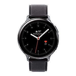 Samsung Galaxy Watch Active2 (44mm), Heart Rate Monitor, Silver (LTE Unlocked) - SM-R825USSAXAR (US Version & Warranty) (Renewed)