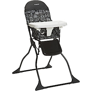 Cosco Simple Fold Full Size High Chair With Adjustable Tray, 28.5x23.5x38.7 Inch (Pack of 1)