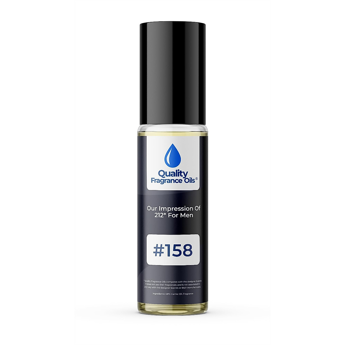 Quality Fragrance Oils' Impression #158, Inspired by 212 for Men (10ml Roll On)