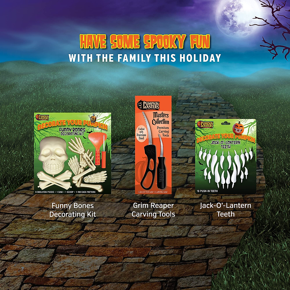 Pumpkin Masters Funny Jack Pumpkin Carving Bundle 1 ea