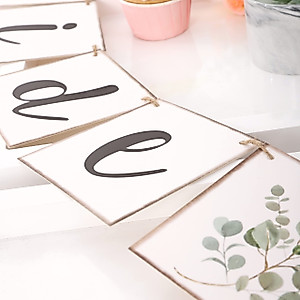 Greenery Bridal Shower Banner - Greenery Shower Decorations, Bride to Be Shower Banner, Herbal Bridal Shower Banner, Bridal Shower Decor，Best Bridal Wedding Supplies