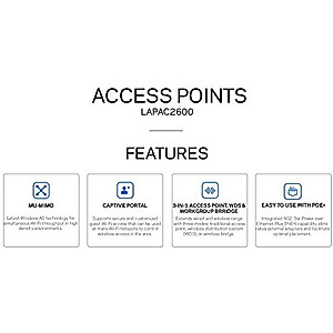 Linksys Business LAPAC2600 Pro Series AC2600 Dual-Band MU-MIMO Wireless Access Point