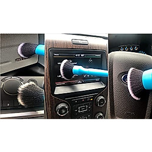 Ultra-Soft Detailing Brush Set, Comfortable Grip and Scratch-Free Cleaning for Exterior, Interior Panels, Emblems, Badges, Gauge Cluster, Infotainment Screen