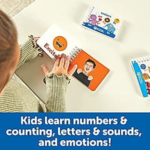 Learning Resources Skill Builders! Preschool Flipbooks -3 Pieces, Ages 3+, Preschool Learning Activities, ABC and Numbers for Toddlers, Activity Book