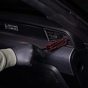 ABN Car Wheel Rim Cleaning 3-Piece Kit – Original Brush Stick Tool Tire Woolie Wooly Wand Set (3 Brushes)