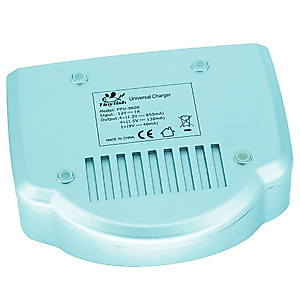 Alkaline Battery Charger|NiCd Discharger|NiCd Charger|NiMh Charger|Universal Battery Charger|Universal Fast Charger for Size AA, AAA, C, D, 9V Batteries Tinyfish PPU9600(No Cells Included)