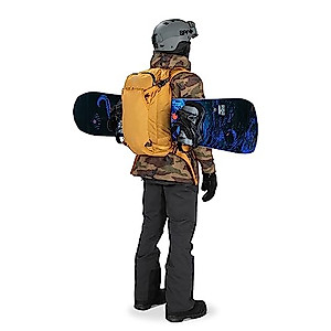 Osprey Soelden 22L Men's Ski and Snowboard Backpack, Artisan Yellow