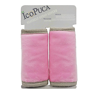 Car Seat Strap Pads Covers for Baby Kids, Seat Belt Covers Cushion for boy Girl, Protect Neck and Shoulder rubbing, Anti-Slip Design, Universal for Stroller/Carrier/Pushchair; Pink