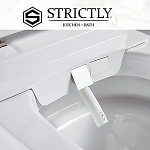 Strictly Sinks Smart Toilet with Bidet Built In–With Auto Open/Close Lid,Motion Sensor,Remote Control,Automatic Powerful Flush,Self-Cleaning & Drying Tankless Toilet