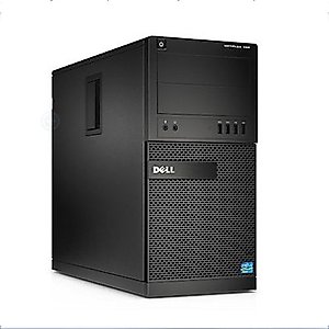 Fast Optiplex Xe2 Mid Size Tower Business PC (Intel Quad Core i7-4770s, 8GB Ram, 2TB HDD + 256GB SSD, WiFi, DVD-RW, HDMI) Win 10 Pro with CD (Renewed)