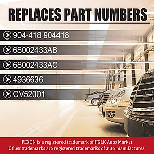 CV52001 Crankcase Ventilation Filter Breather Element Cummins CCV Filter Compatible with Dodge Ram 2500 3500 4000 4500 5500 Ford F650 750 904-418 4936636 68002433AC