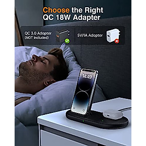 LK Wireless Charging Station, 2 in 1 Wireless Charger for Apple Charging Pad for iPhone 14 Pro/14/13 Pro/13/12, Google Pixel 7 Pro, Samsung S23 Plus Ultra/S22/S21/S20, AirPods/Galaxy Buds(No Adapter)