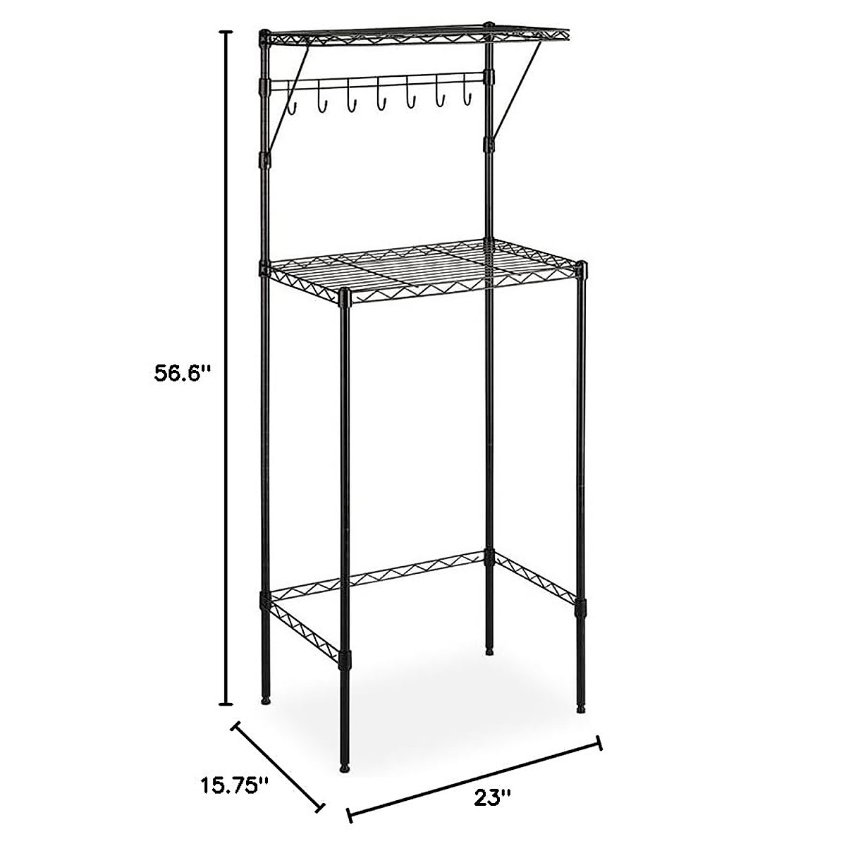 Whitmor Supreme Over The Fridge Shelf