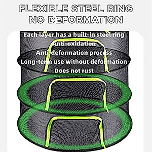 ALSIX 4 Layers Herb Drying Rack - Collapsible Mesh Drying Rack - Herb Drying Rack Hanging with U-Shape Zippers Pothook and Storage Pouch, Include 2 Pc 6.5" Garden Scissor and Operating non-Slip Gloves