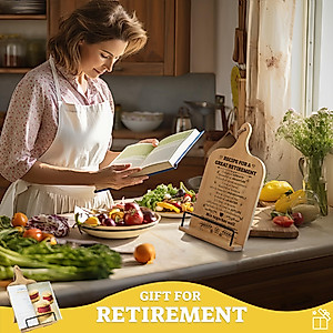 IKEDAS Retirement Gift for Woman, Cookbook Stand, Women Gift Ideas Cookbook Holder, Relaxation Gifts for Women, Recipe Book Stand, Cook Book Stand for Kitchen Counter, Thoughtful Gifts for Women