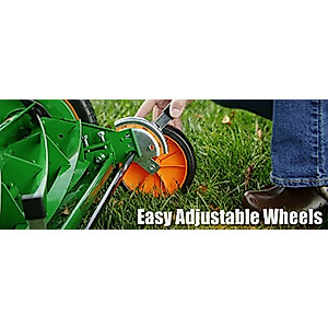 Scotts Outdoor Power Tools 2000-20S 20-Inch 5-Blade Classic Push Reel Lawn Mower, Green