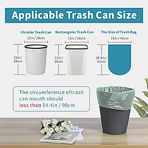 Aoriyar 1.2 Gallon Compostable Trash Bags, 120 Count, Green, 5 Liters