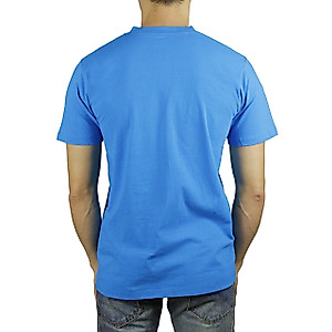 Access Men's Heavyweight Short Sleeve Cotton V-Neck T-Shirt (Pack of 3) (Aqua, X-Large)