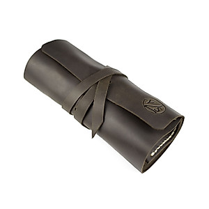 Cord Organizer Wrap Holder Cable bag Roll Holder Earphone wrap winder Travel Accessories (Brown) - Y2S