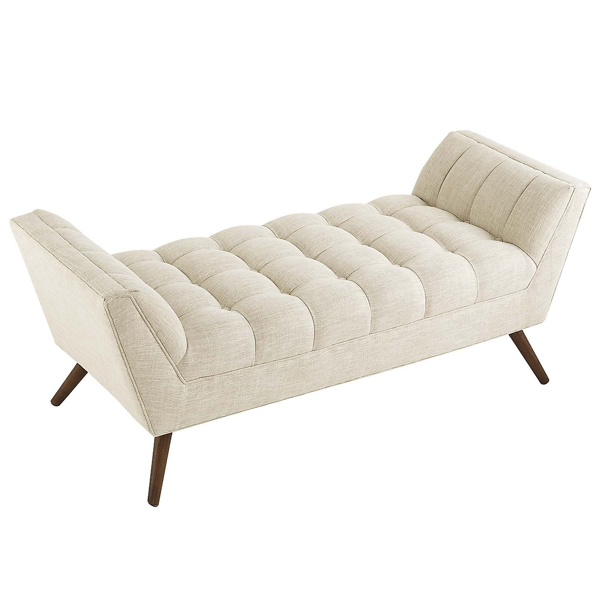 Modway Response Upholstered Fabric, Medium Bench, Beige
