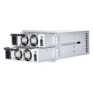 SilverStone Technology GM600 Silver Cybenetics Silver 600W Mini redundant Power Supply, SST-GM600-S, TAA Compliant