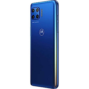 Moto G Plus 5G Dual-SIM 128GB ROM + 4GB RAM (GSM Only | No CDMA) Factory Unlocked Android Smartphone (Surfing Blue) - International Version