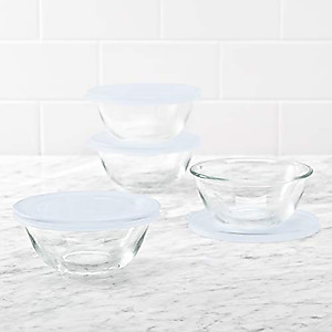 OXO Good Grips 8-Piece Glass Prep Bowl Set, 295 milliliters