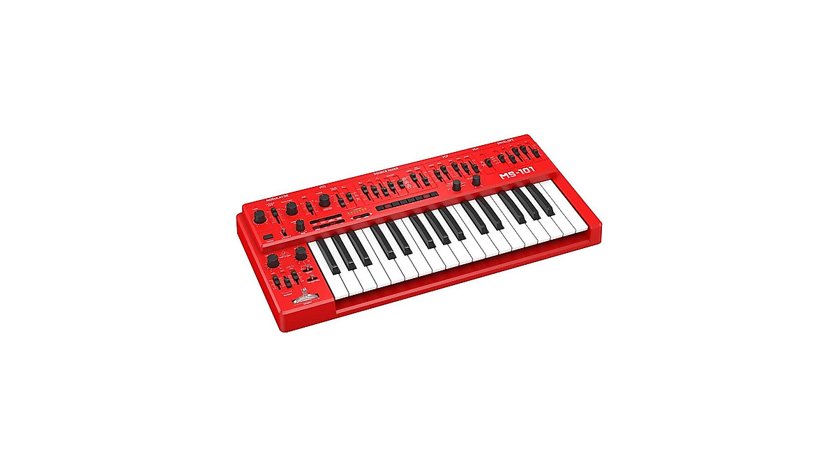 Behringer MS-1-RD Analog Synthesizer - Play in Red